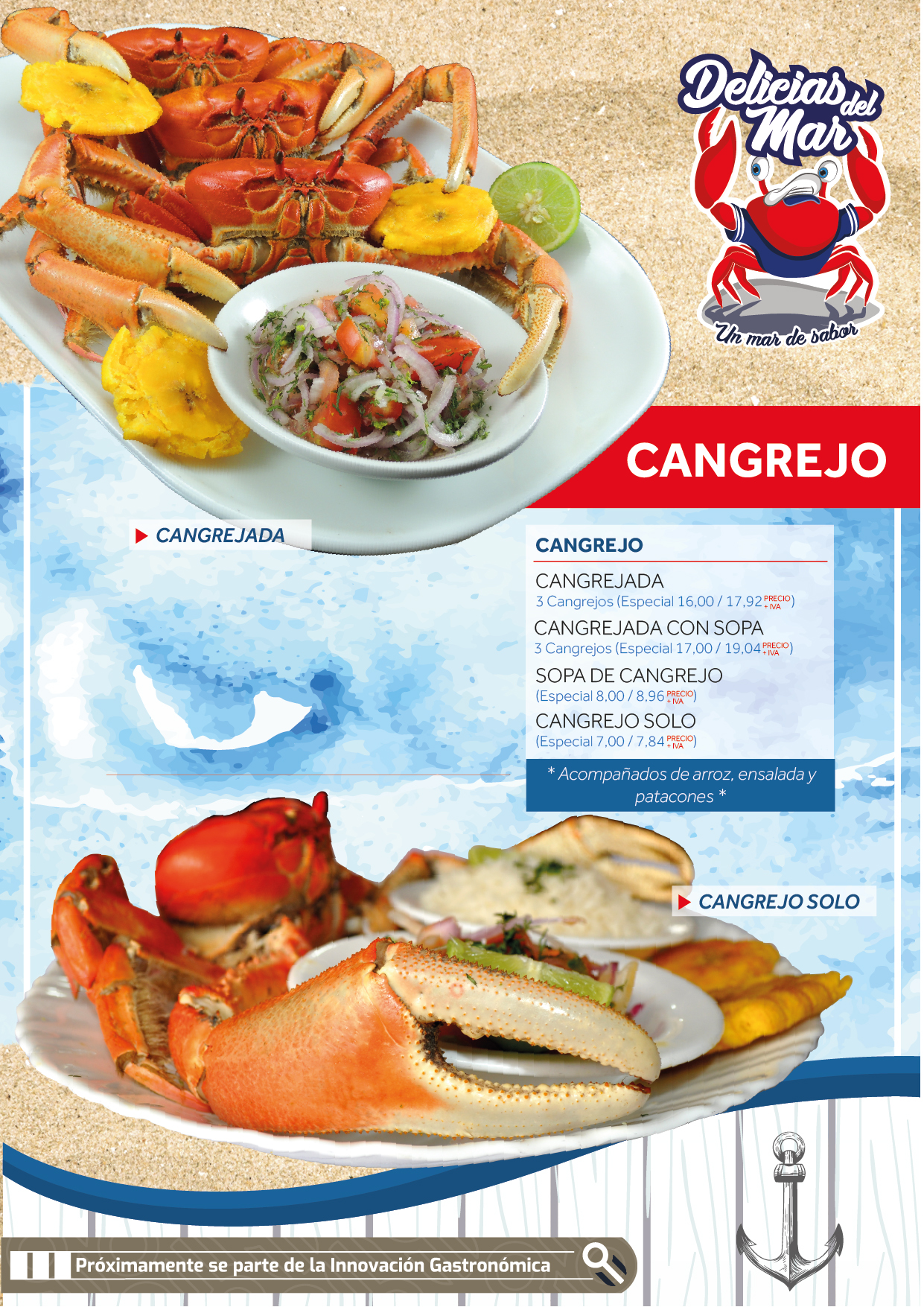 Menu - Delicias del Mar